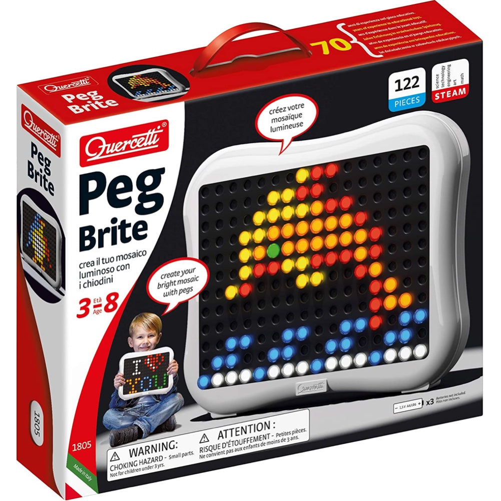 Quercetti Gioco Chiodini Peg Brite